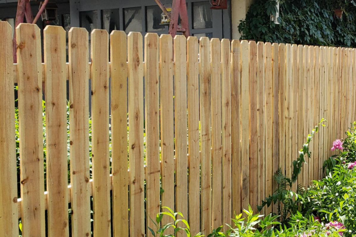 6' Wood Picket w/ 1" Gap – Pros America's Fence Store