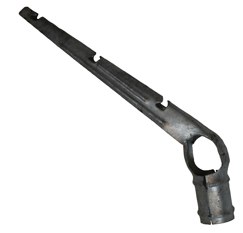 1-5/8" x 1-5/8" Steel 3 Strand Barbed Wire Arm For Chain Link Fences ...