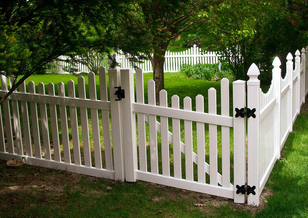 [50 Feet Of Fence] 4' Tall Underscallop K-97 Vinyl Complete Fence Pack ...